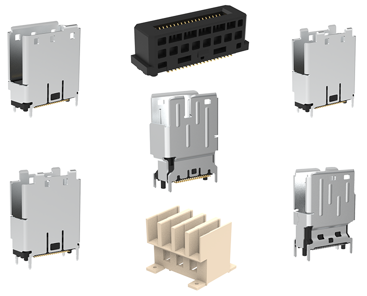 EDSFF Board Site Connector | Board/Wire To Board Connectors | Amphenol