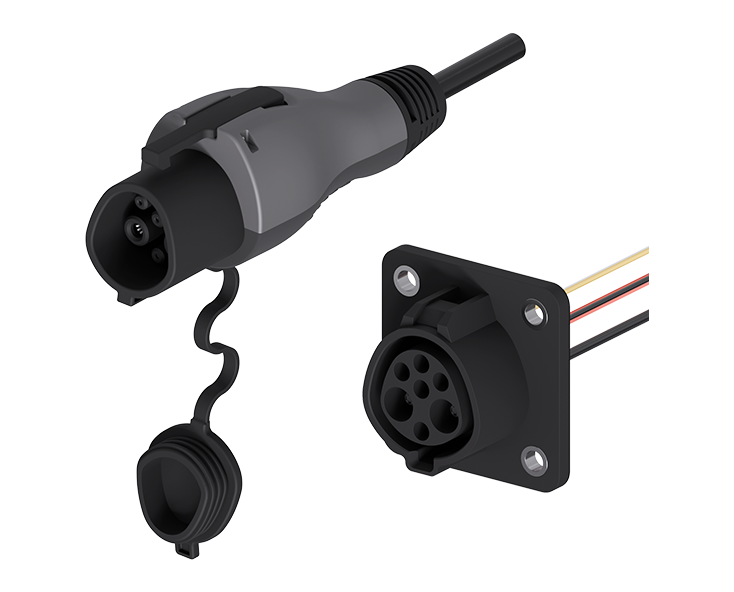 LEV Charging Connectors and Inlet | Power Solutions | Amphenol