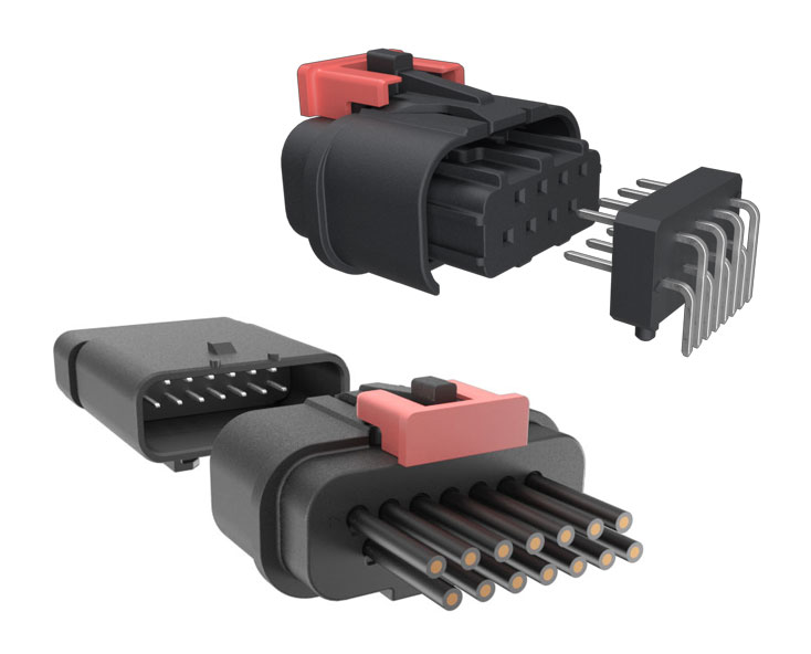 MicroSpaceXS 1.27mm Waterproof Crimp-to-Wire/Wire-to-Wire Connector ...